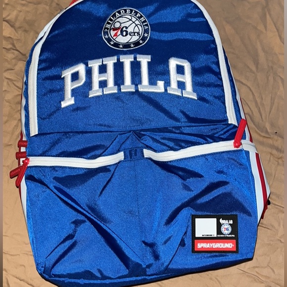Sprayground | Bags | Blue Sprayground 76ers Bookbag | Poshmark